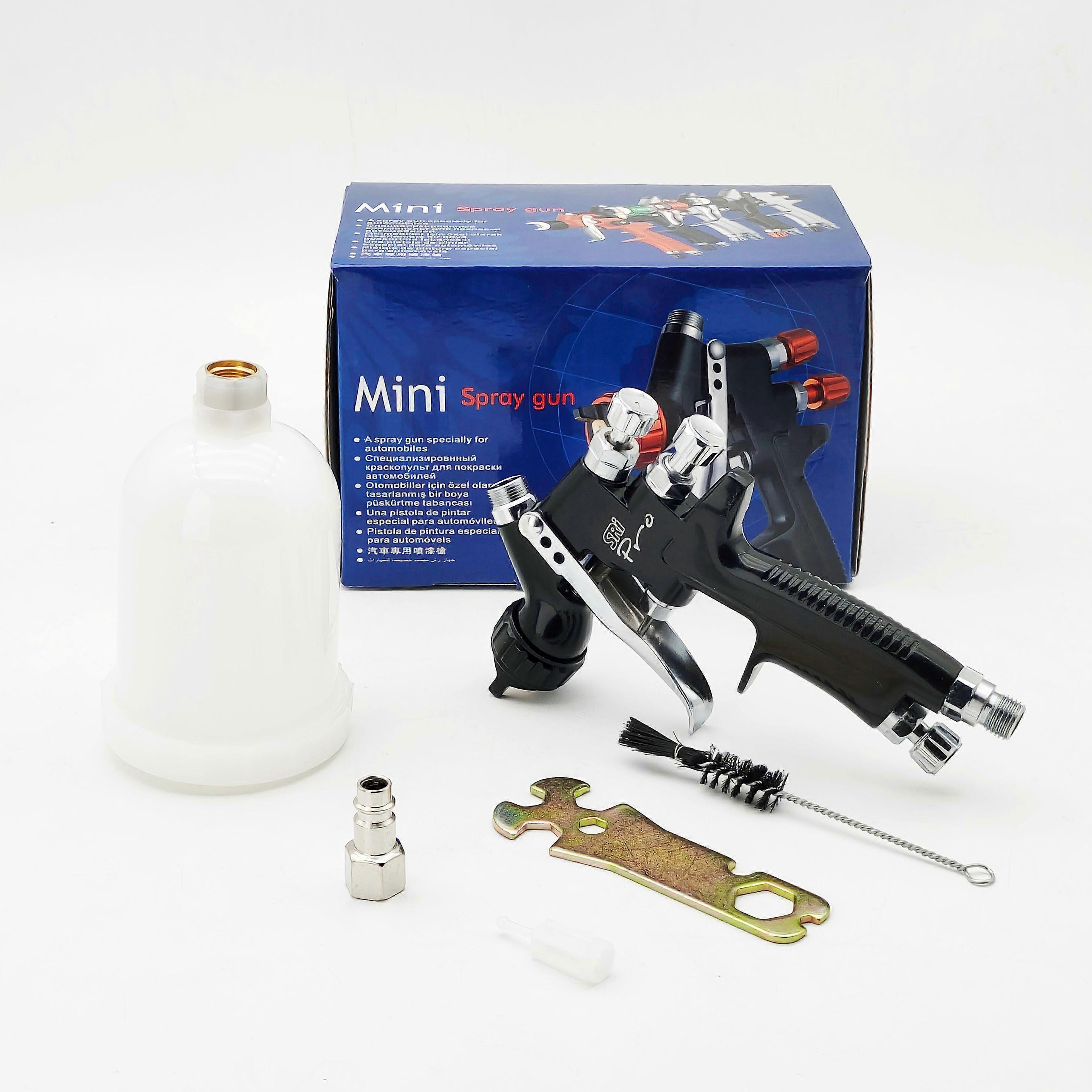 2021 New SRI PRO Spray Gun 1.2mm Nozzle With 400CC PPS Tank Air Spray ...