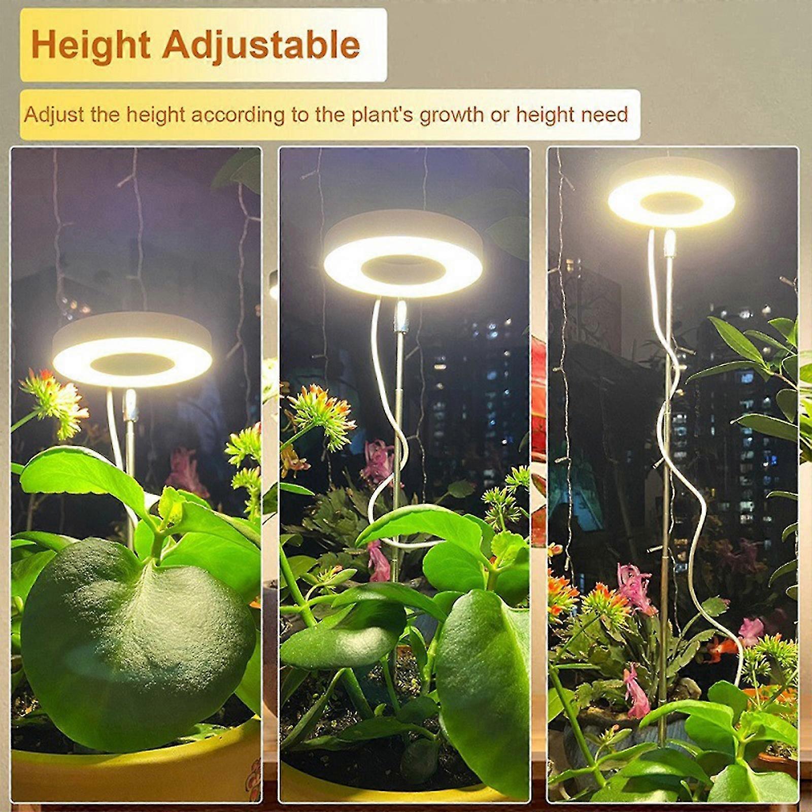 Usb Charging,full Light Plant Light With Brightness Adjustable, Led ...
