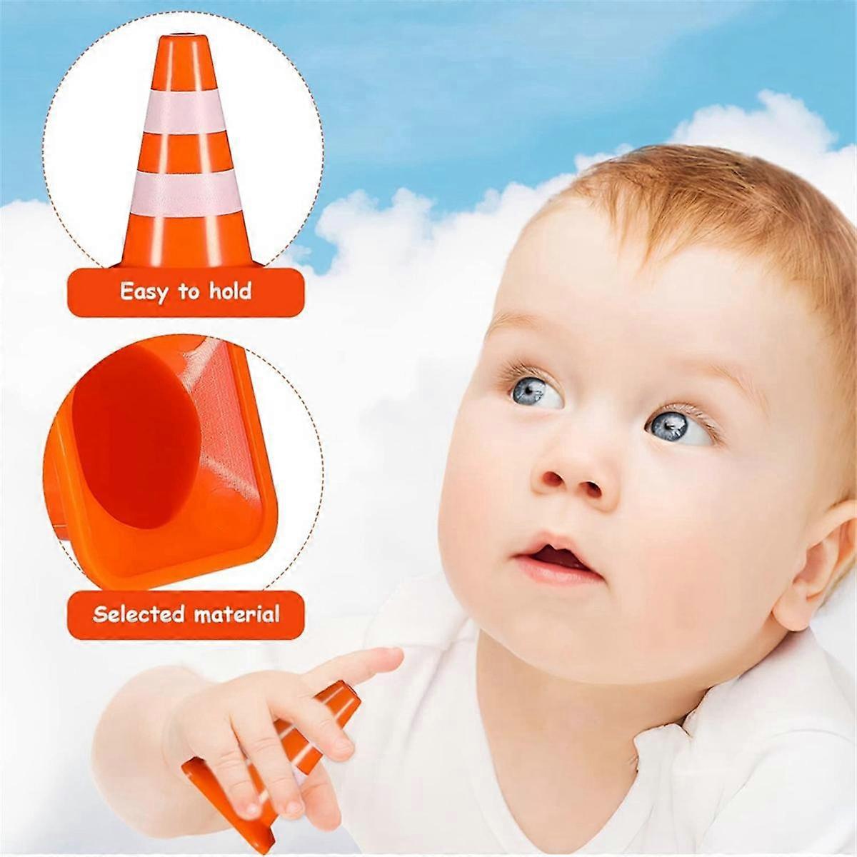 Mini Traffic Cones 10Pcs Miniature Road Cones Construction Cones Kids ...