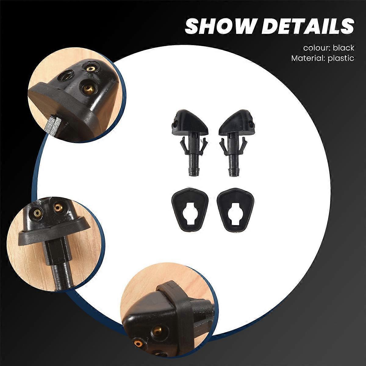 2X Car Windshield Washer Wiper Water Jet Nozzle for Swift Alto SX4 ...