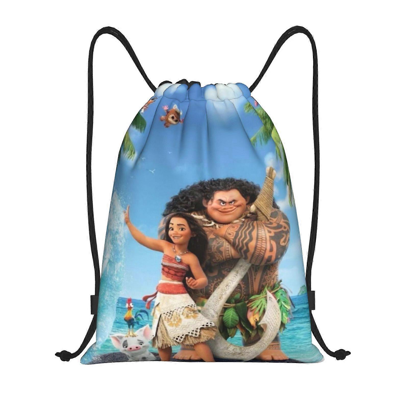 Moana (70)Drawstring Backpack Sport Gym Bag For Yoga Swimming Gymsack ...