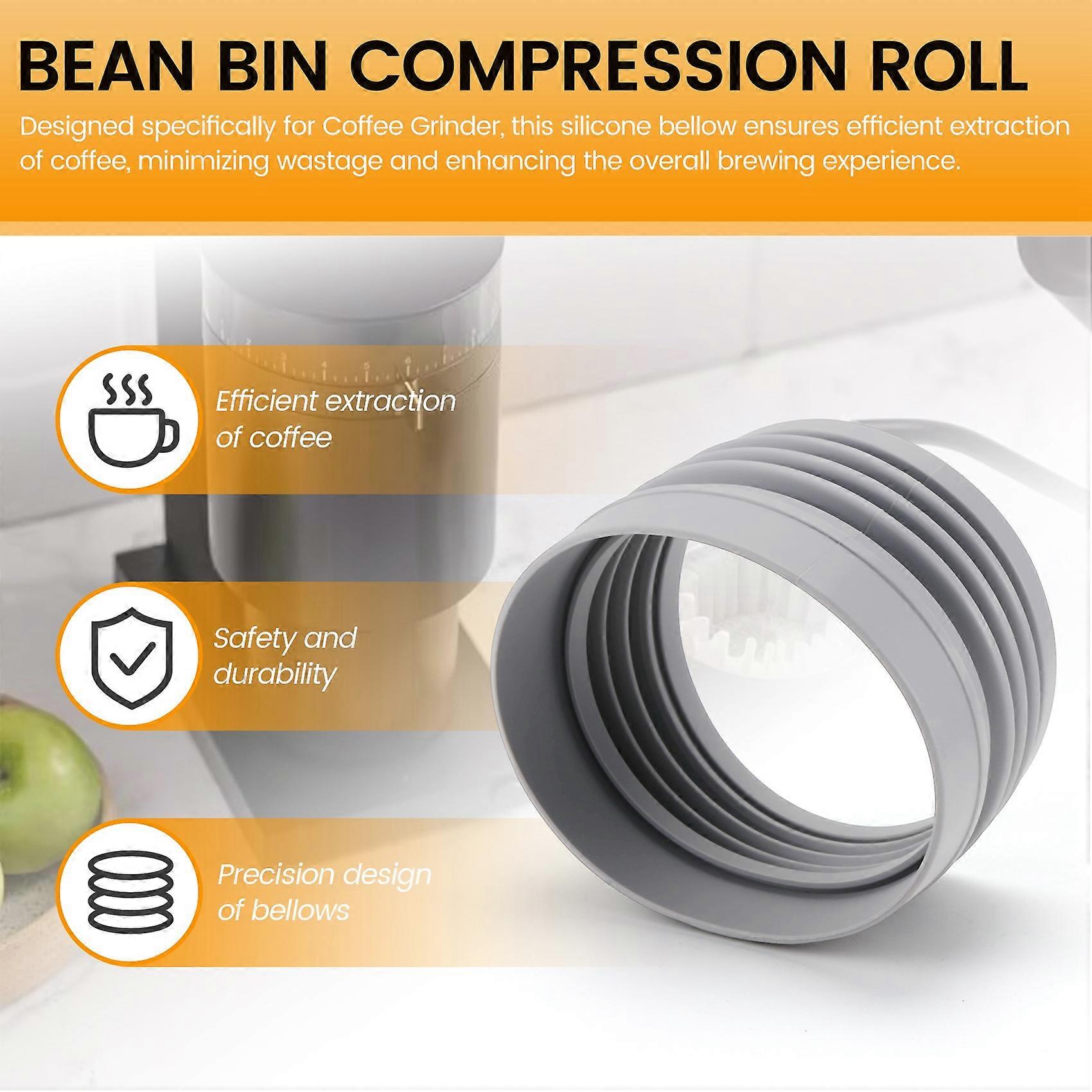 Silicone Bellows for Coffee Grinder, Bean Compression Slag Cleaning ...