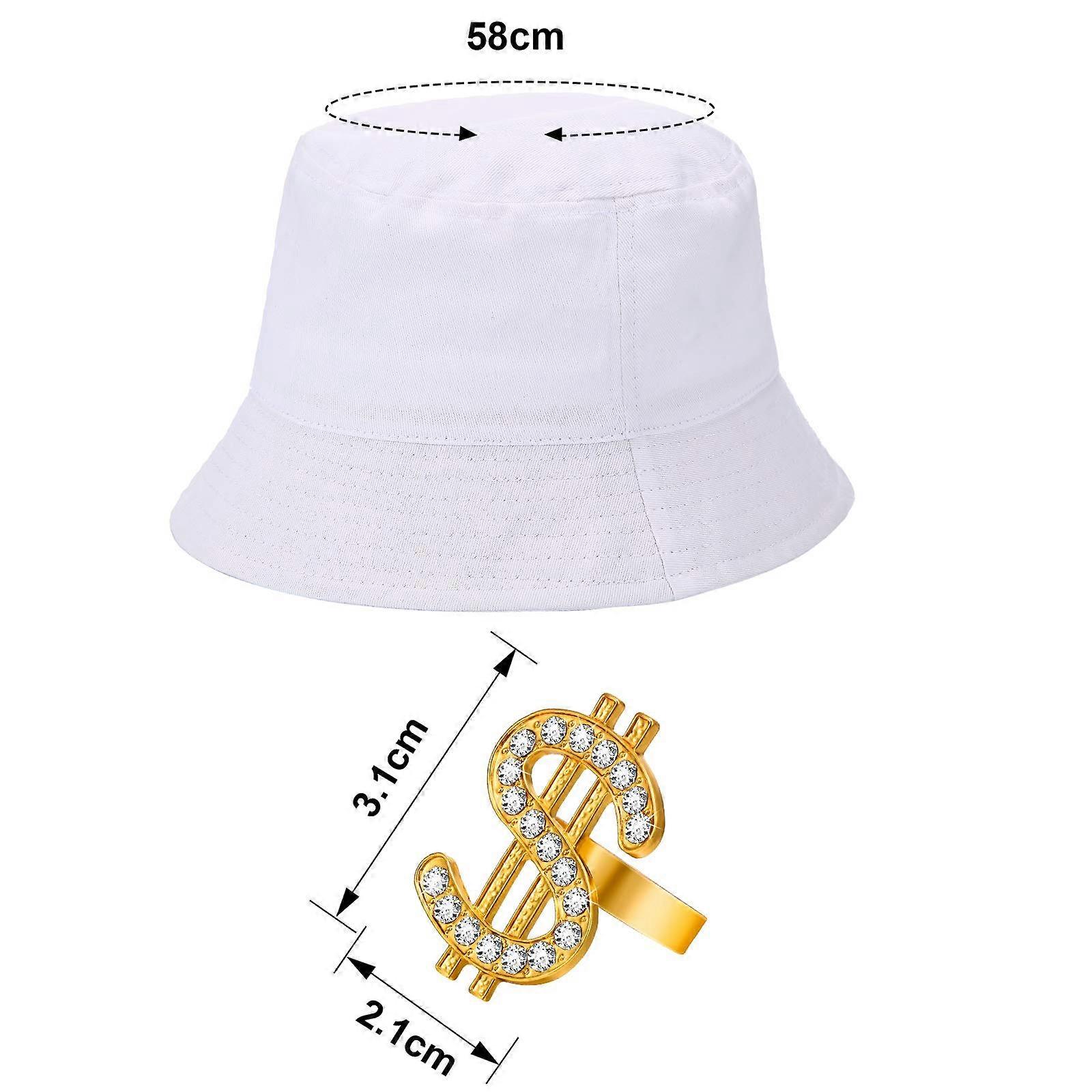 Hip Hop Costume Kit 80s/90s Rapper Accessories Hip Hop Fancy Dress ...