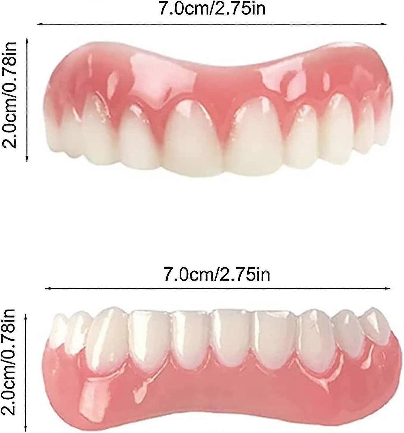 Upper And Lower Veneer, Dentures For Women And Men, Fake Teeth, Natural ...