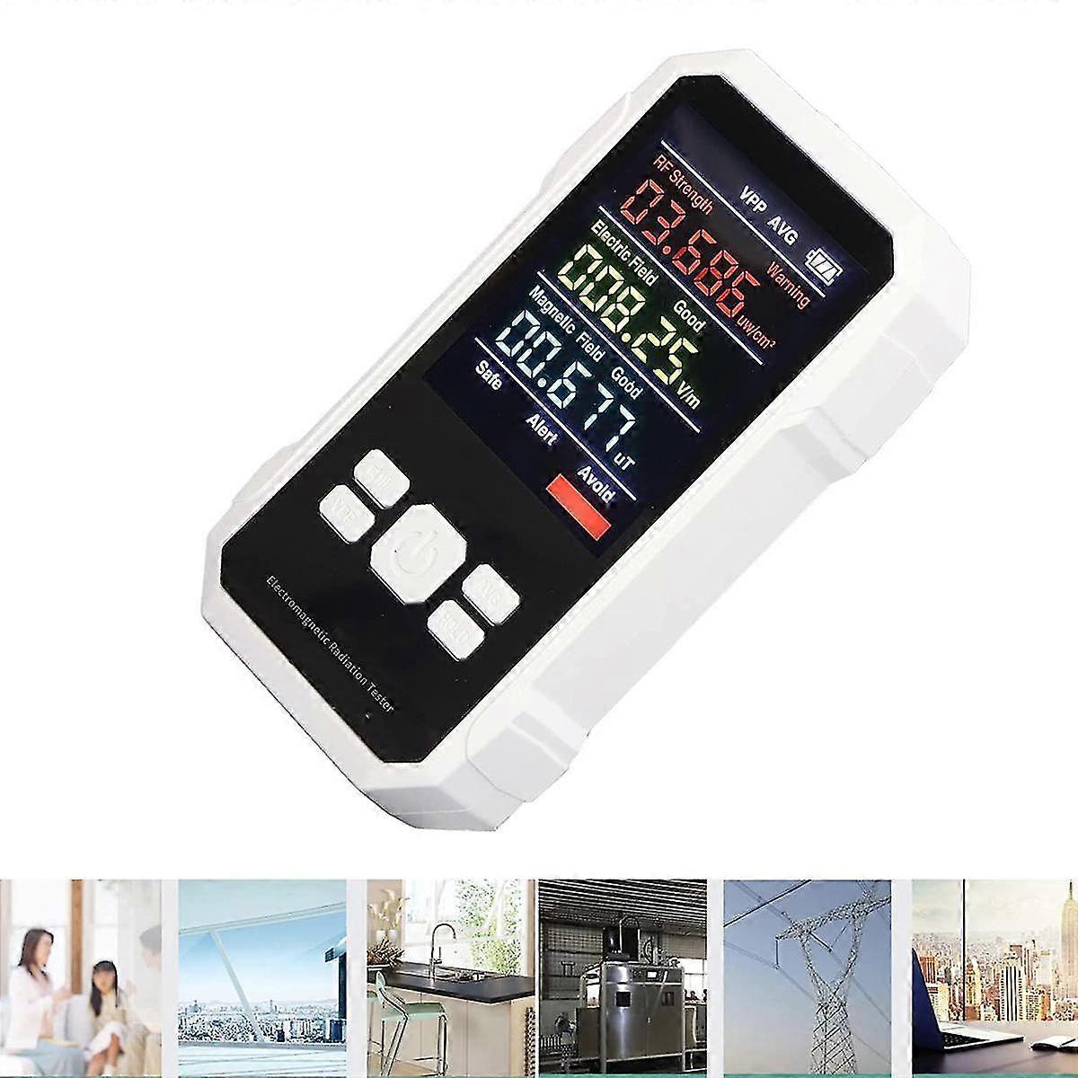 Handheld Radiation Detector, Digital Geiger Counter Dosimeter Rf ...