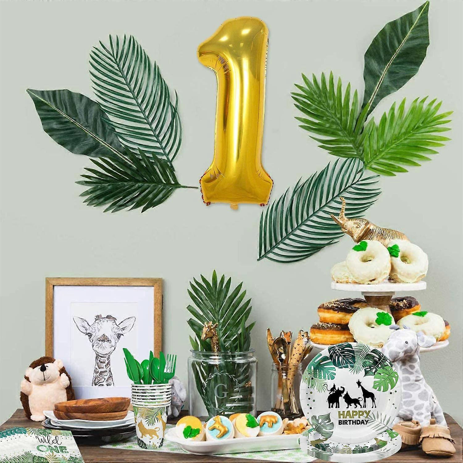 Wild One Birthday Decorations Forest Party Supplies Plates Napkins Cups ...