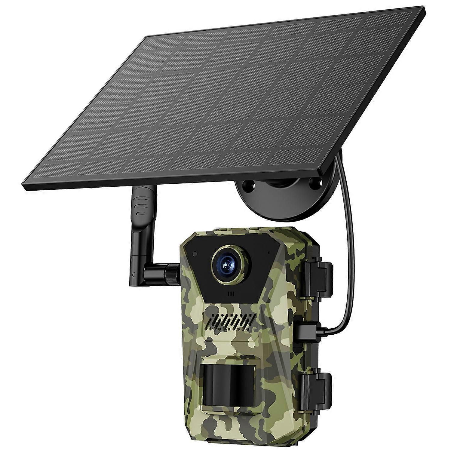 F8 Solar 4G Trail Camera Waterproof PIR Night Vision HD Outdoor Hunting ...