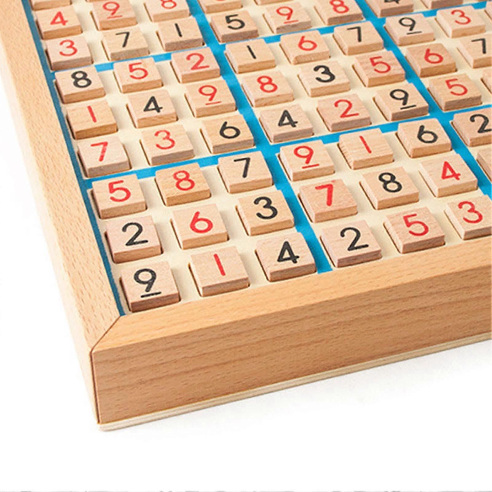 New Wooden Math Puzzle Board Puzzle Logical Thinking Math Board Game ...