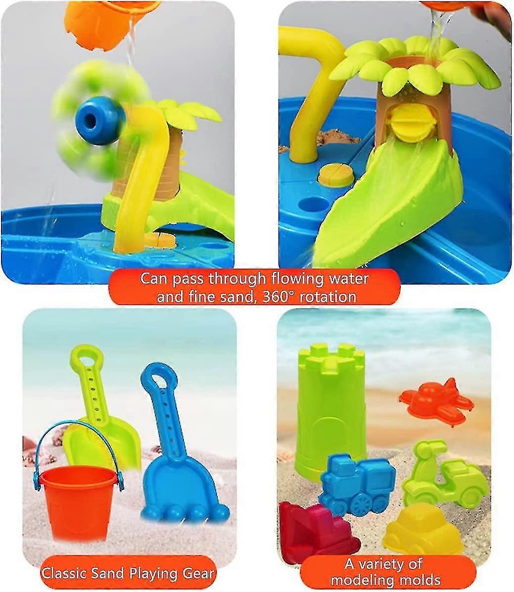 Sand And Water Table For Kids 3-in-1 Water Play Table Beach Toys Kids ...