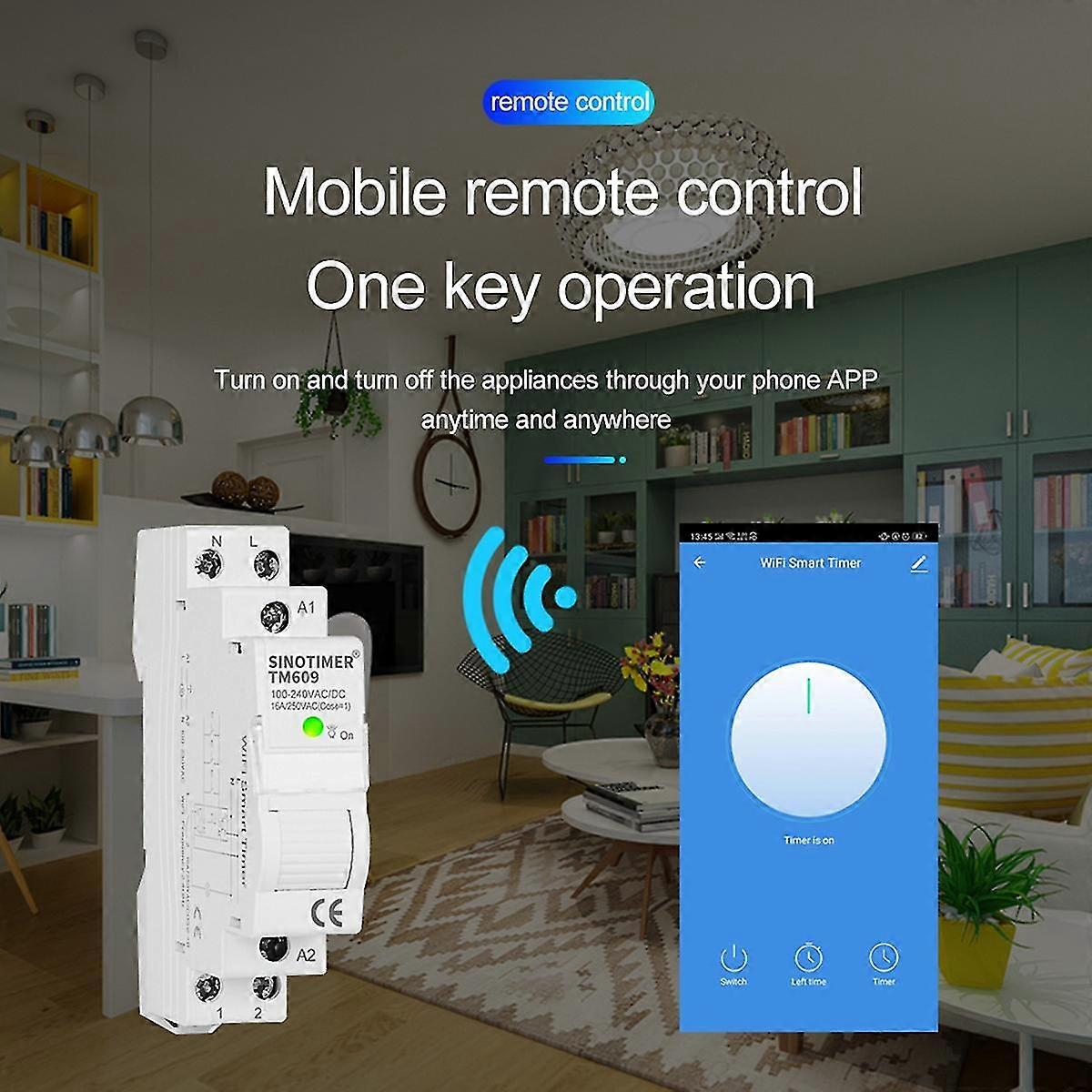 Sinotimer Tm609 Wifi Smart Timer Switch Tuya App Remote Control ...