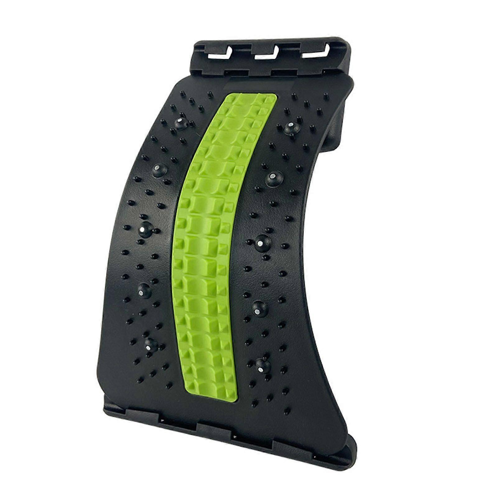 Back Massager Board Adjustable Level Lumbar Back Cracker Stretcher ...