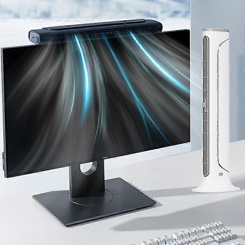 WT-F60 Laptop Computer Hanging Screen Fan USB Rechargeable Desktop ...