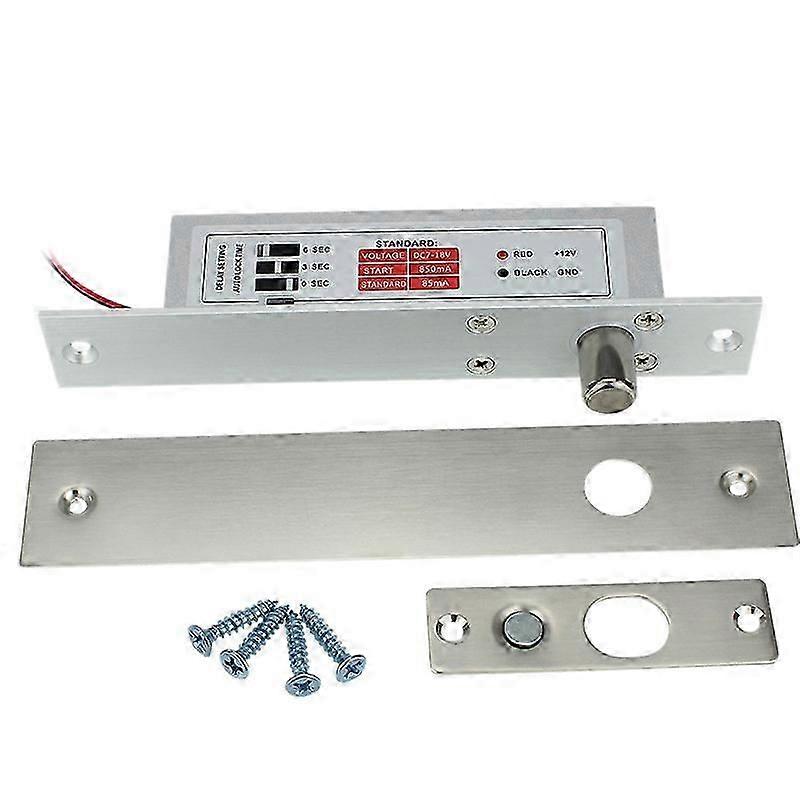 Electric Bolt Lock Deadbolt Drop Bolt NC Mode Door Lock for Security ...