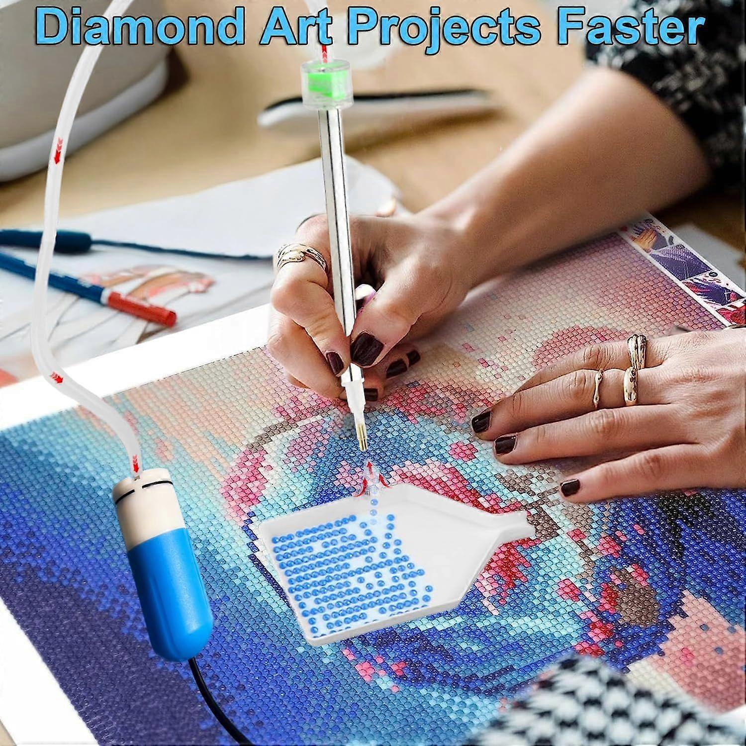 Electric Diamond Art Painting Pen, Diamond Art Kits for Adults, Vacuum ...