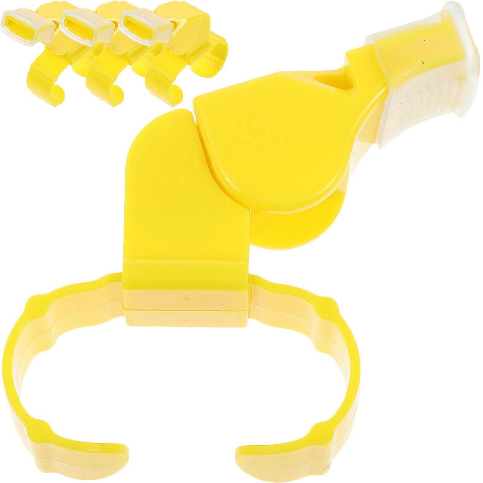 4Pcs Whistle with Ring Sports Game Whistle Small Whistle for Outdoor ...