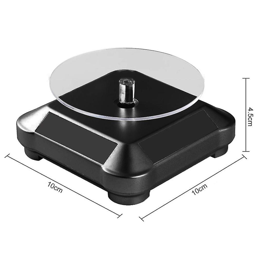 Solar Powered Rotating Stand, Solar Showcase 360 Degree Turntable ...