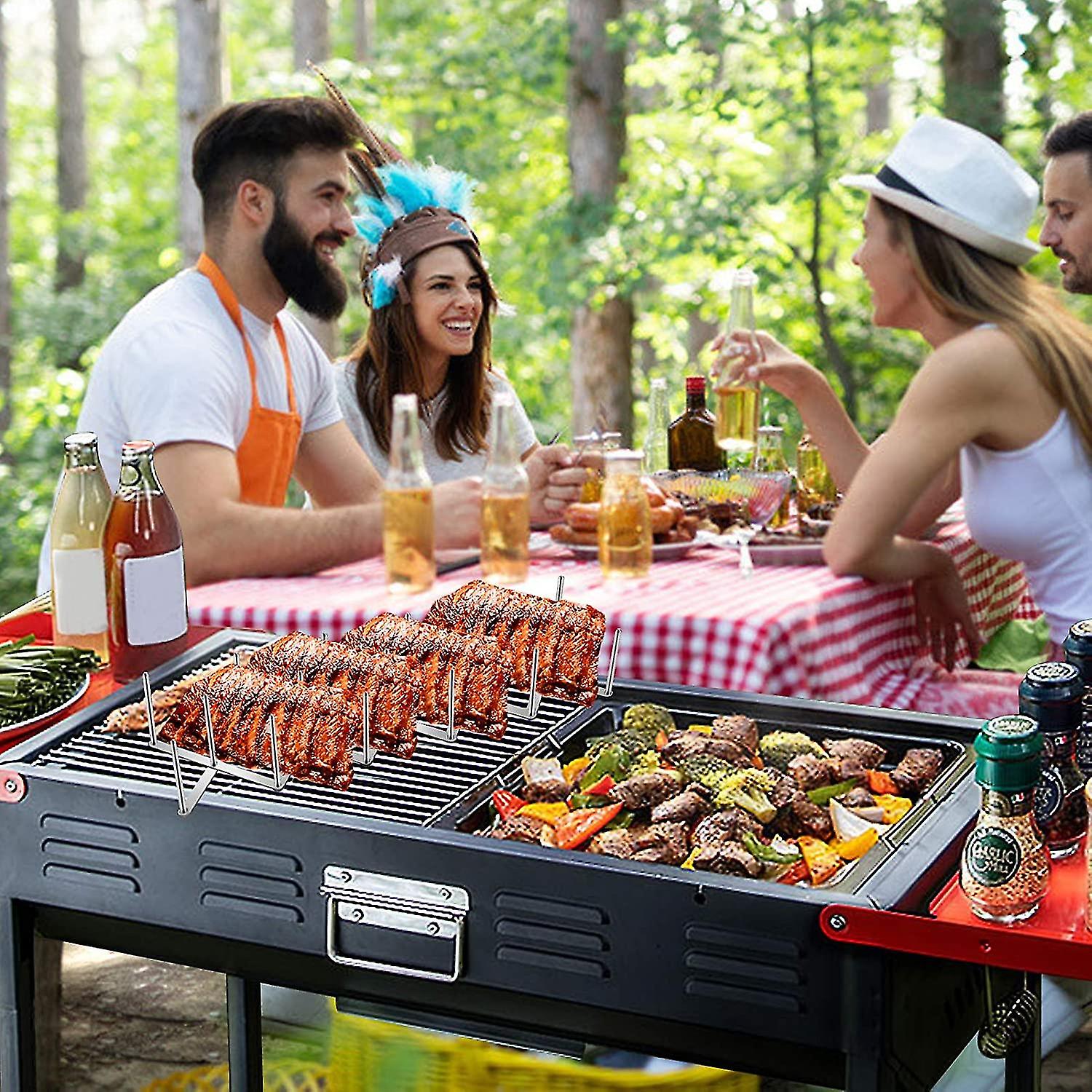 Spare Ribs Holder, Lid Holder Made Of Stainless Steel, For The ...