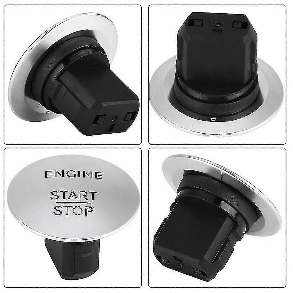 For Mercedes-benz Push To Start Button Keyless Go Engine Start Stop ...