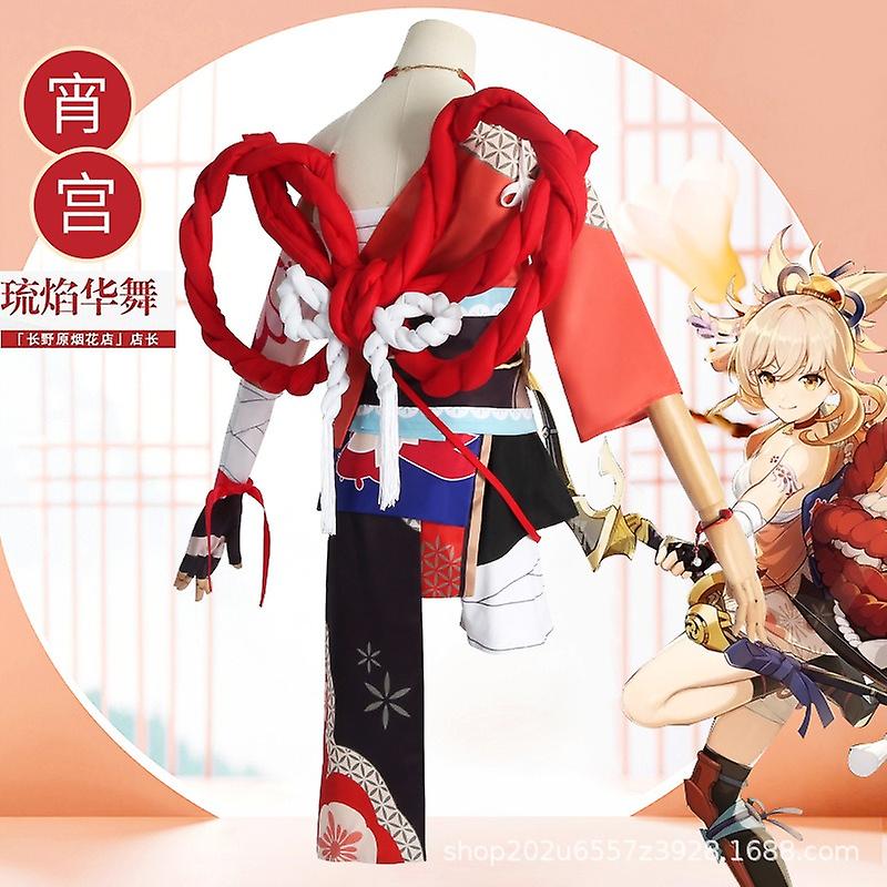 Game Genshin Impact Naganohara Yoimiya Cosplay Costume Yoimiya Outfit ...