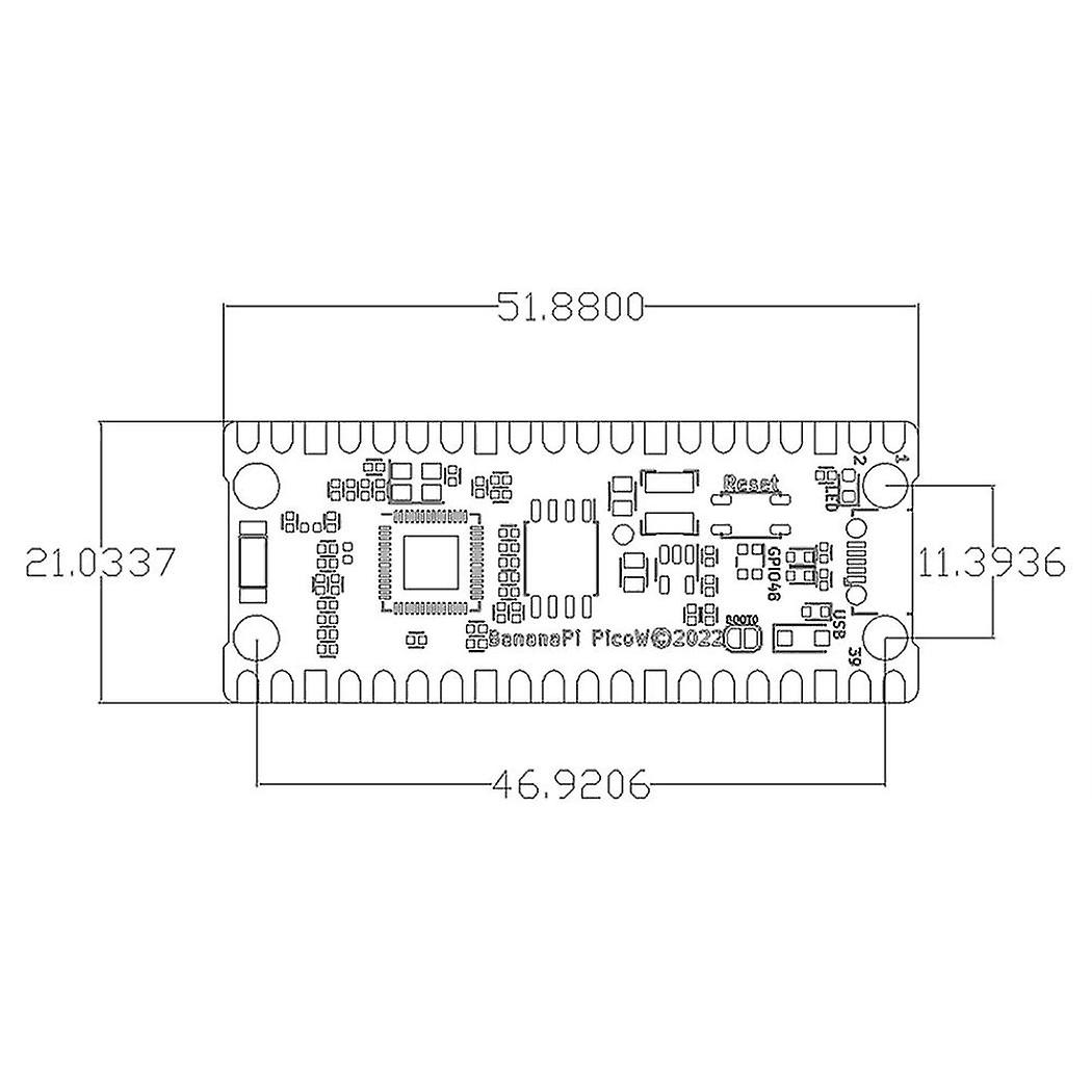 For Banana Bpi-picow-s3 Development Board With Usb Cable Esp32-s3 Low-powered Microcontrollers ...
