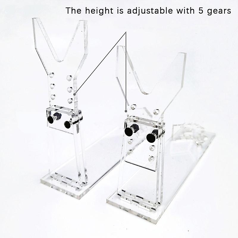 Clear Acrylic Hand Gun Display Stand Pistol Rack Holder For 5 Gears ...