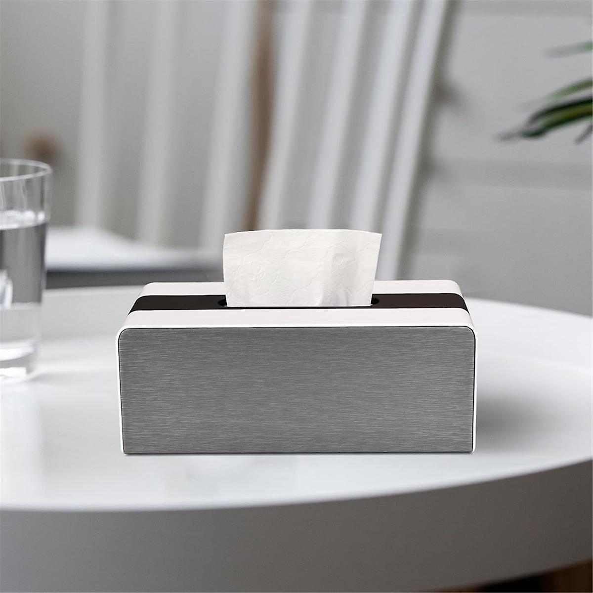 Issue Box Cover, PU Leather Tissue Box Covers Rectangular Tissue Holder ...