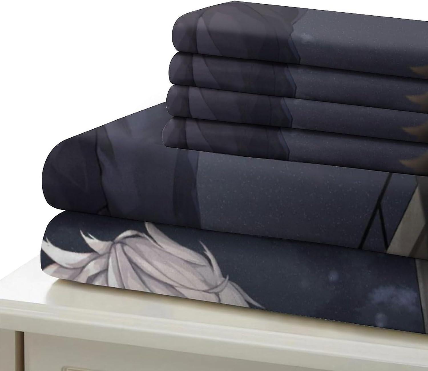 Anime Satoru Gojo 3D Print Bedding Set,Duvet Cover Set for Kids Boys ...