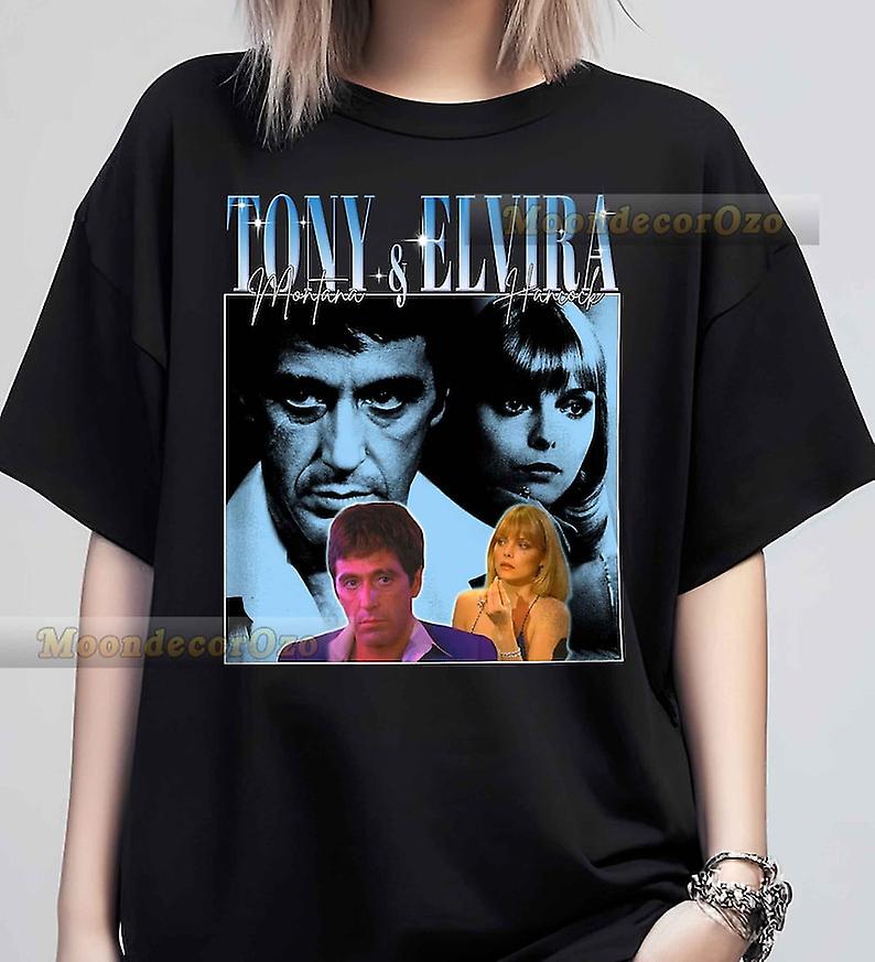 Limited Tony Montana and Elvira Hancock Vintage Clothing, Unisex T ...