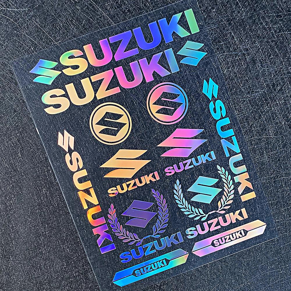 For Suzuki Stickers Decals Tank Logo Set Helmet Emblem Vinyl Kit ...