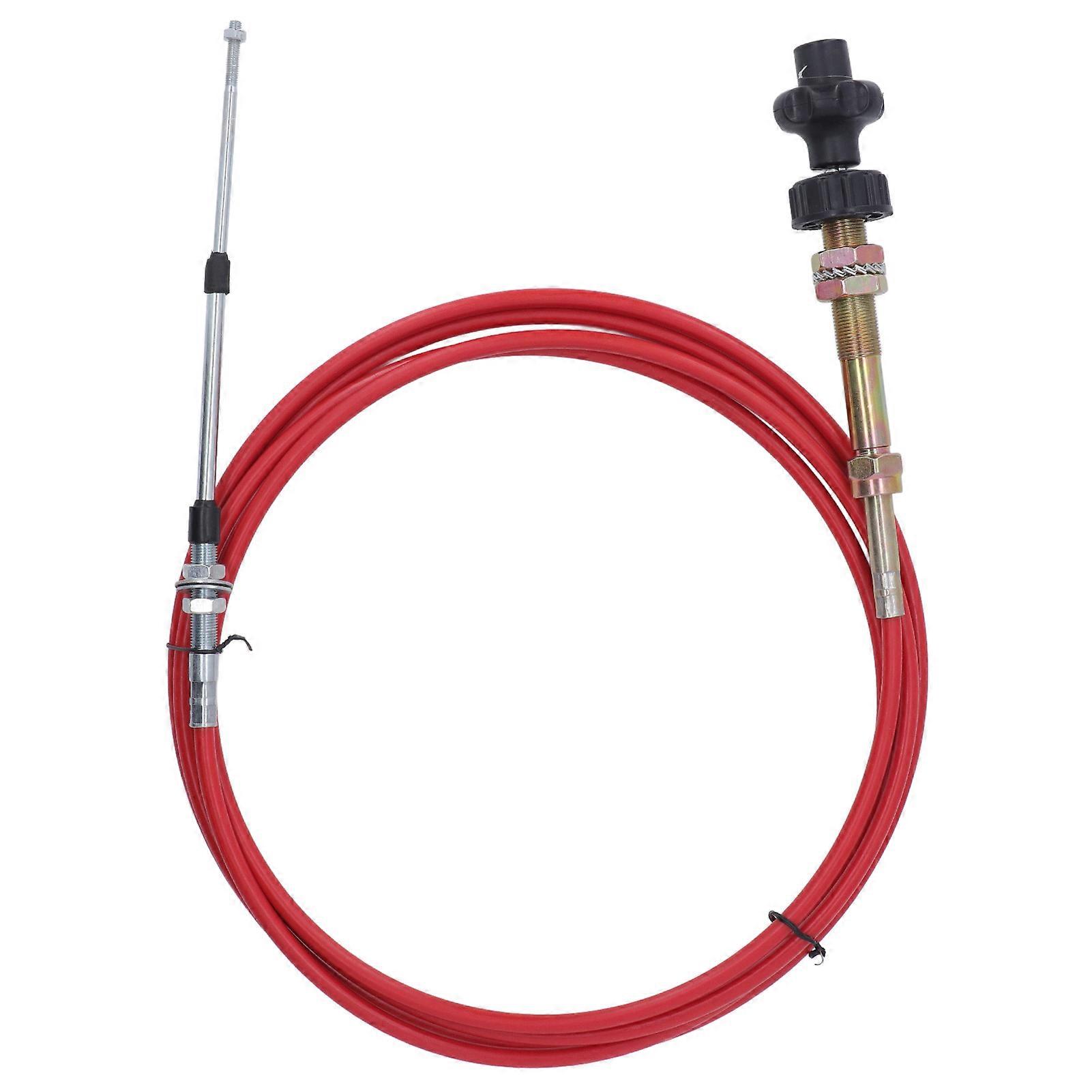 Manual Throttle Motor Control Cable PU Sheath Stainless Steel Low Fuel ...