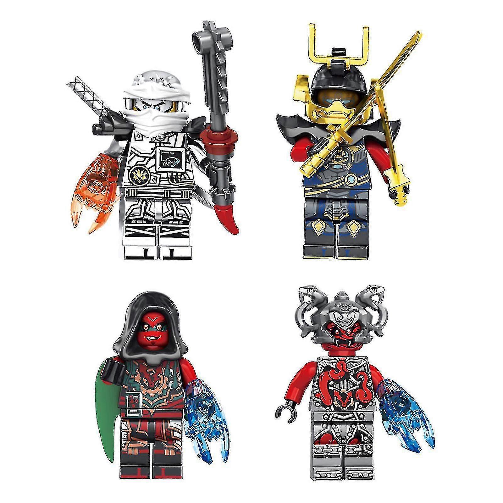 Set Of 24 Pcs Ninjago Mini Figures Kai Jay Sensei Wu Master New ...