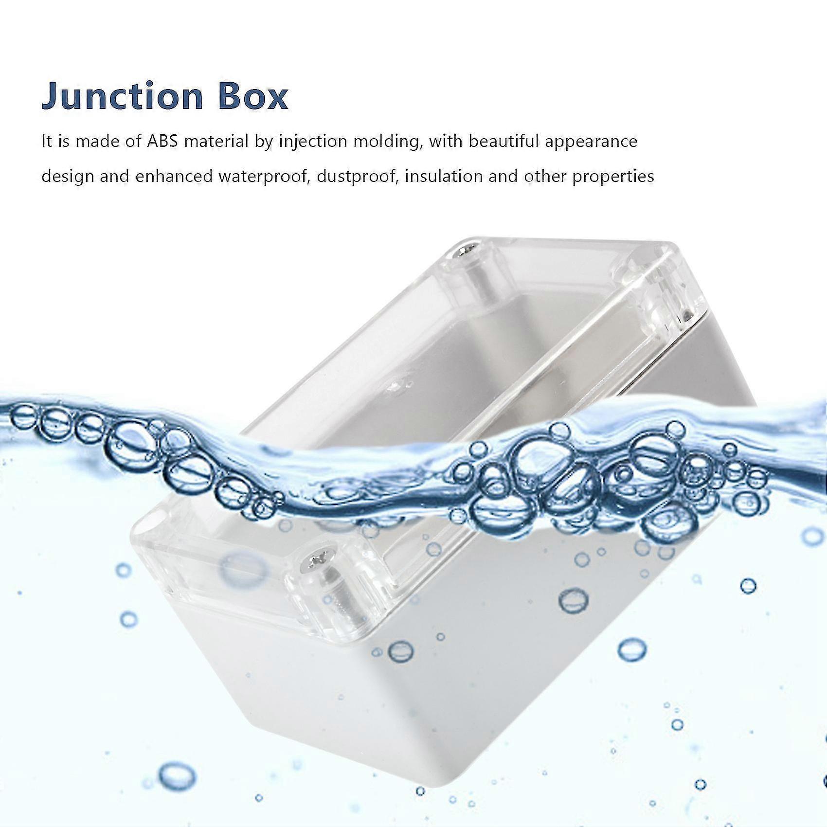 Clear Cover Plastic Electronic Project Junction Box 100 x 68 x 50mm ...