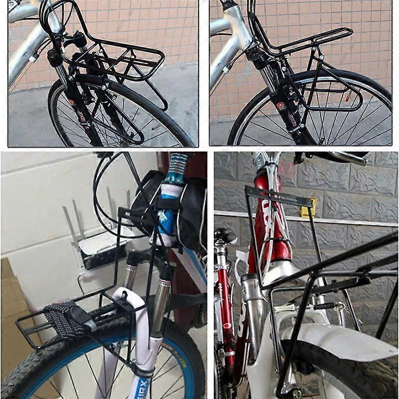 Bicycle Front Rack, Luggage Touring Carrier Racks 15KG Pannier Rack ...