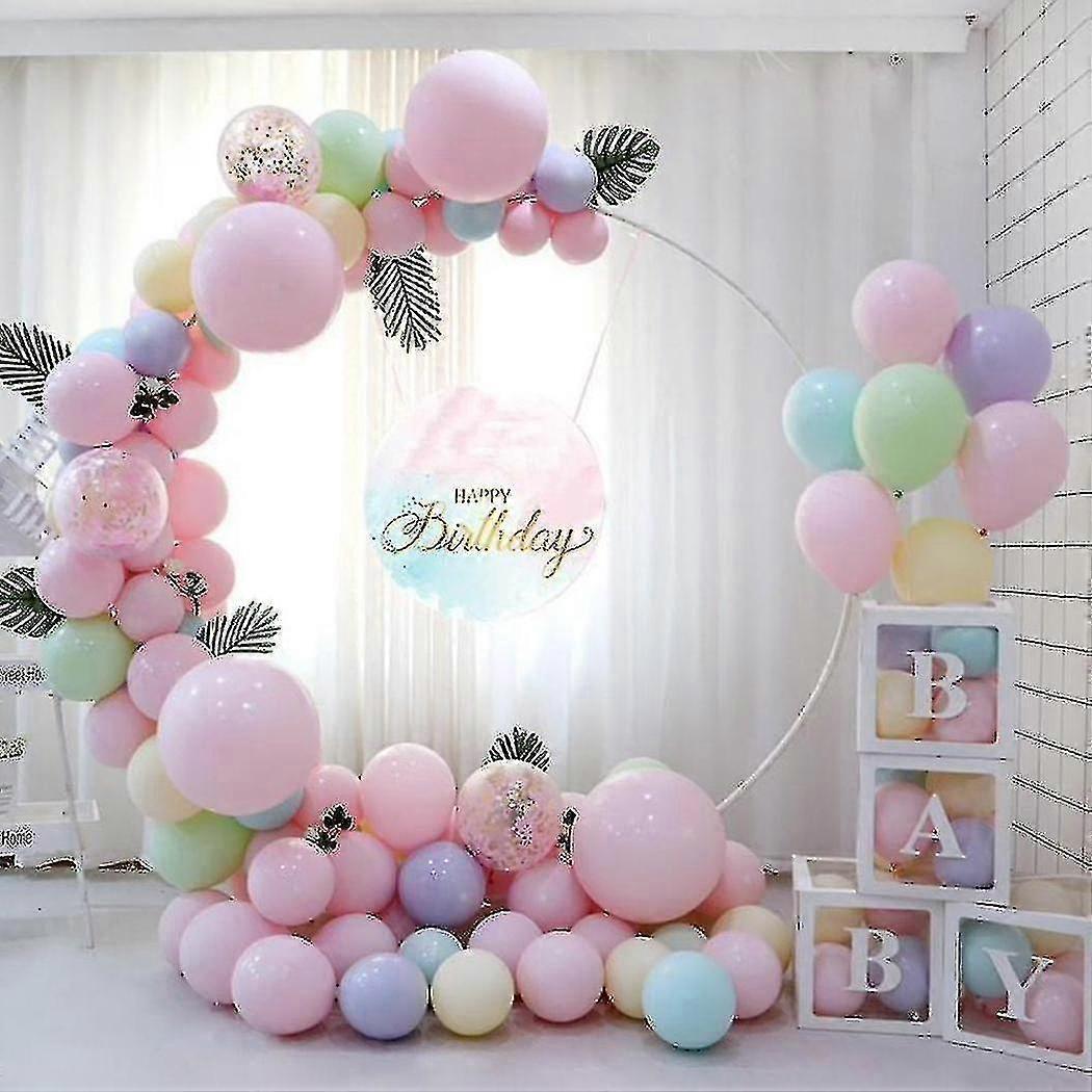 60/80/100/150cm Balloon Ring Round Big Balloon Arch Circle Ring Stand ...