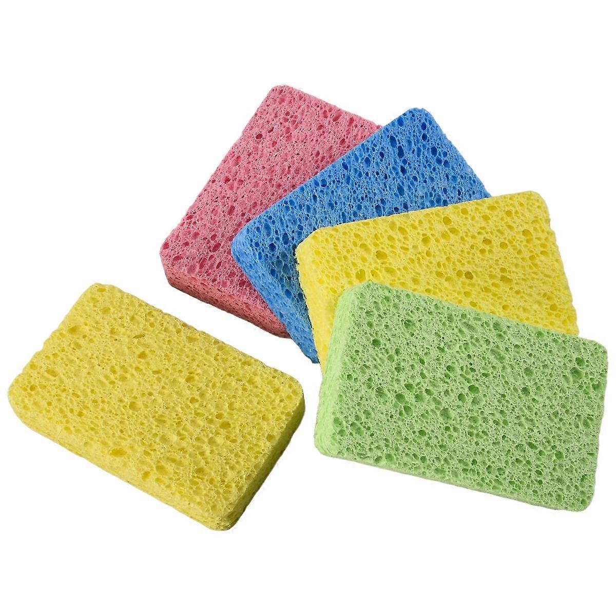 Large Cellulose Sponges,Kitchen Sponges for Dish, Duty Scrub Sponges ...