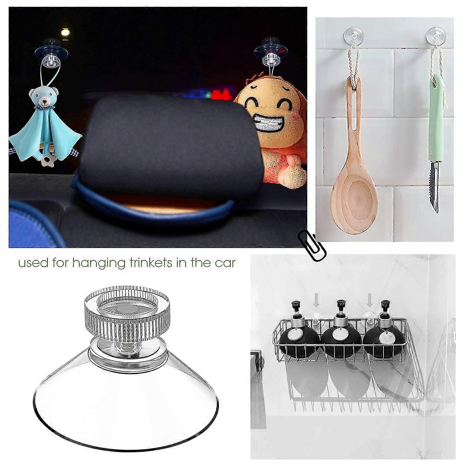 Suction Cup Set Of 25 Suction Cups 40 Mm M4 - Transparent Suction ...