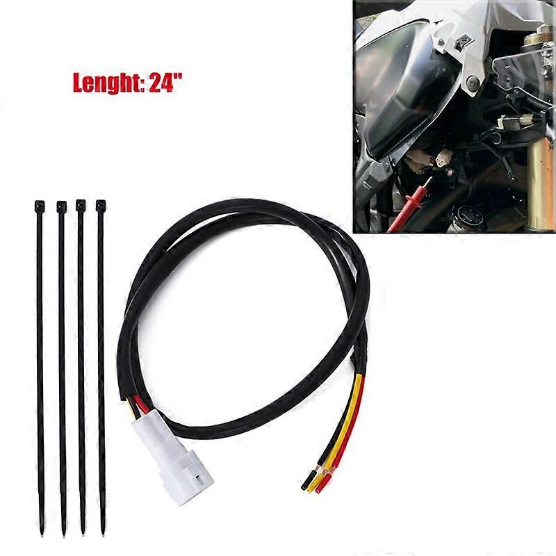 Motorcycle Auxiliary Power Cable Extension USB Phone GPS Outlet Plug ...