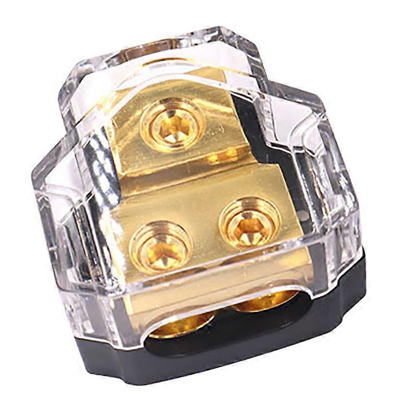 Car Audio Amplifier Power Distribution Block 1 in 2 Out Way Power ...