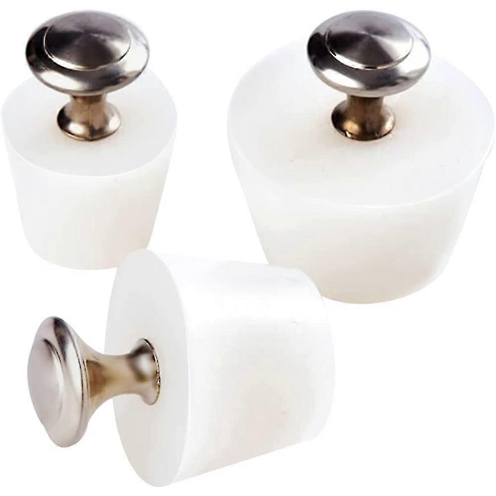 3 Pcs Plug, Silicone Tub Stopper Drain Plug For Kitchen, Bathroom And ...