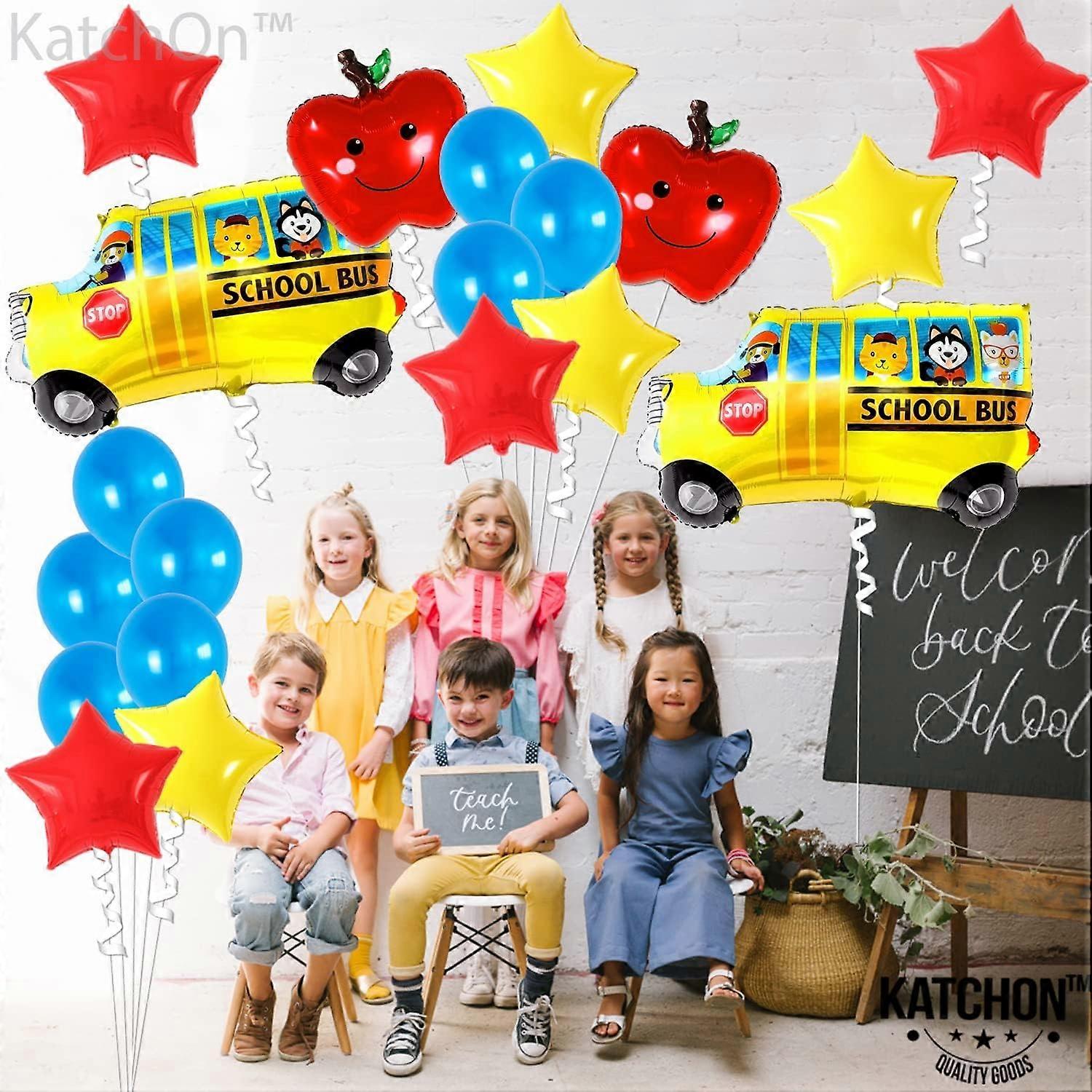 Big Back To School Balloons Set - Pack of 20 | Welcome Back To School ...