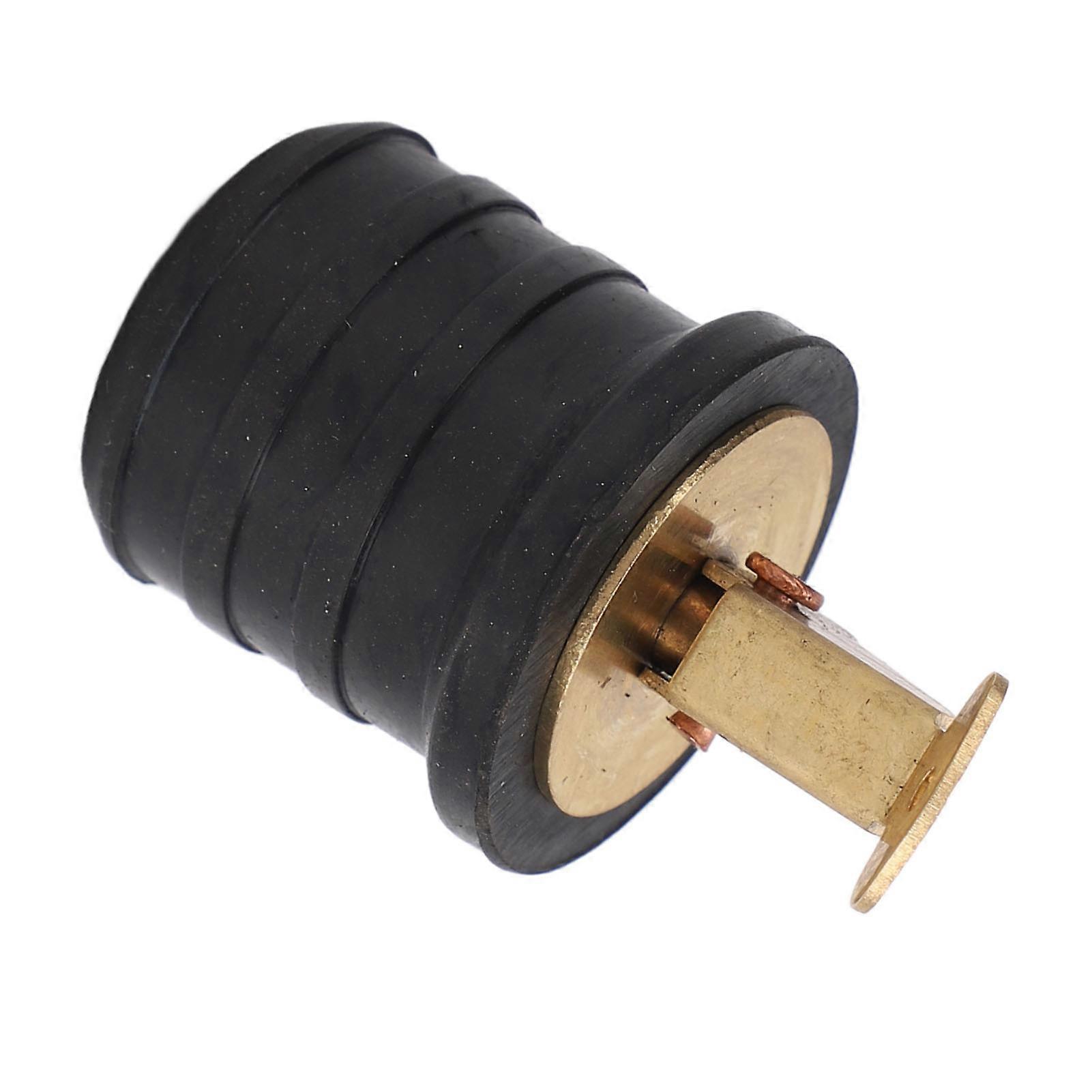Boat Live Well Plug Brass Livewell Bait Well Drain Plug Tight Sealing ...