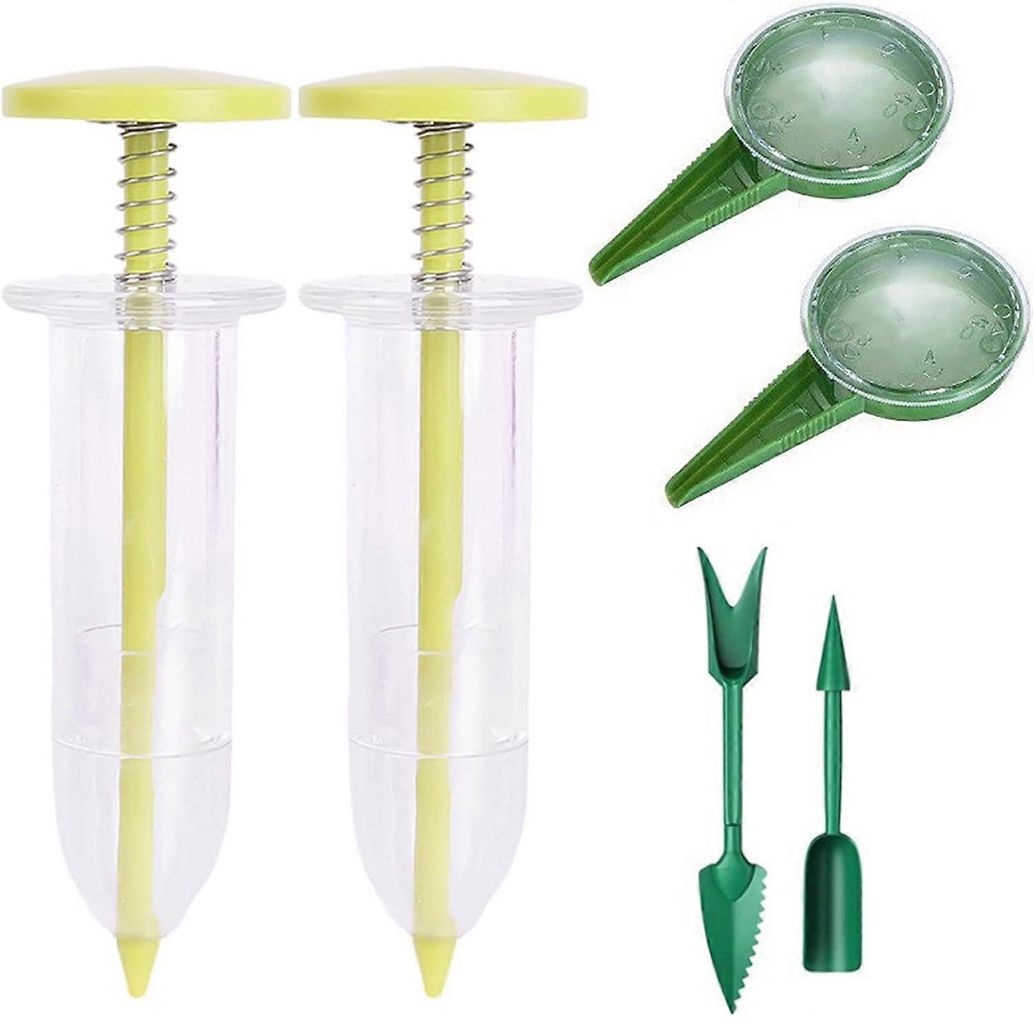 Mini Seed Spreader 2024 New Mini Seed Planter Toot Seed Dispenser Manual Seedlings Dibber Seed ...