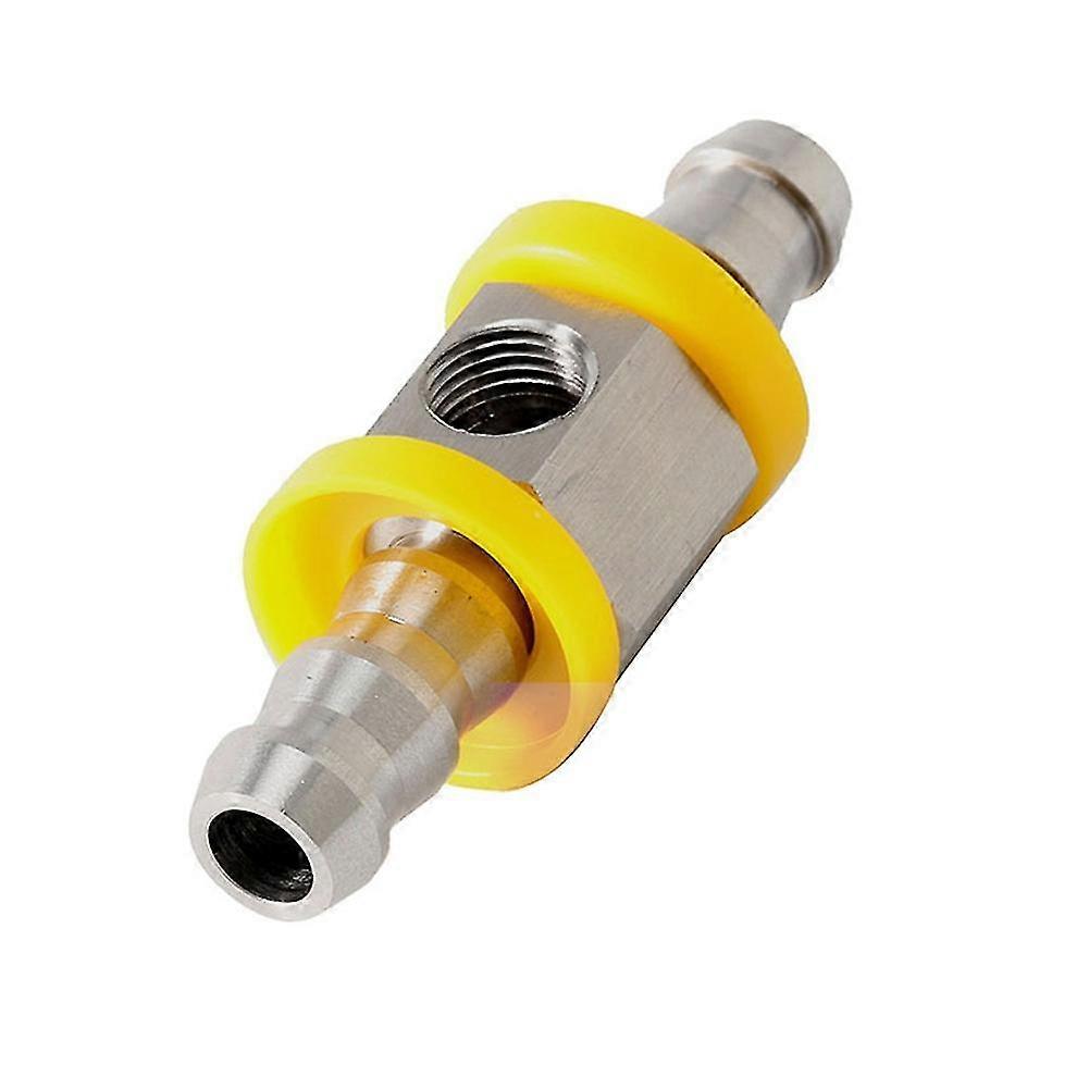 3/8inch Fuel Line Fuel Pressure Barbed Push Lock T-fitting Adapter 1/8 ...