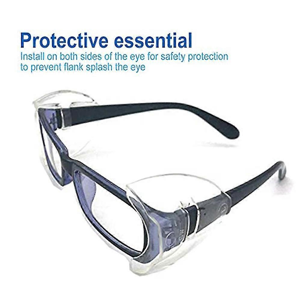 6 Pairs Side Shields For Eye Glasses Slip On Safety Glasses Shield ...