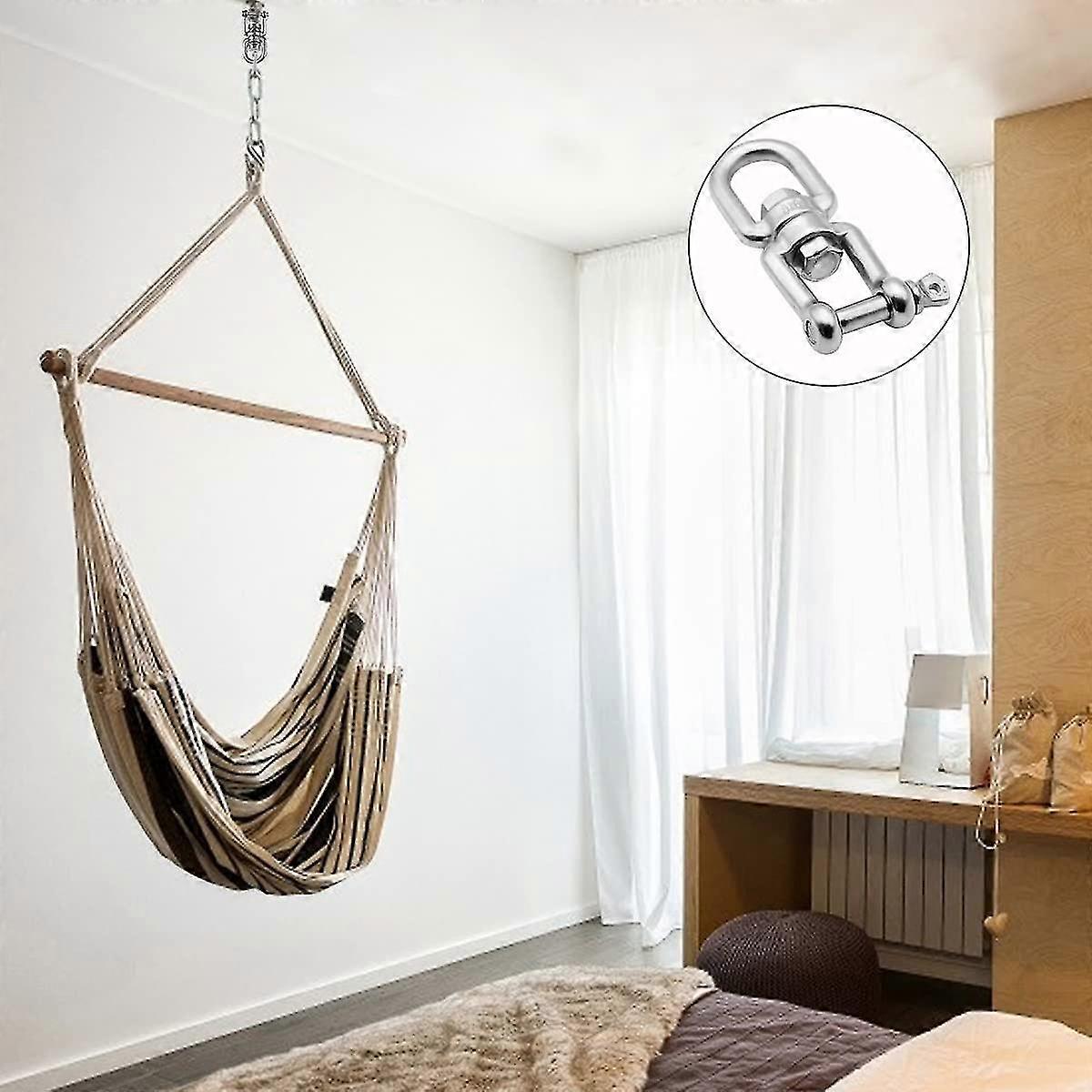 Swivel Shackle Anchor Swivel M6, 4pcs 316 Stainless Steel Swivel Snap D ...