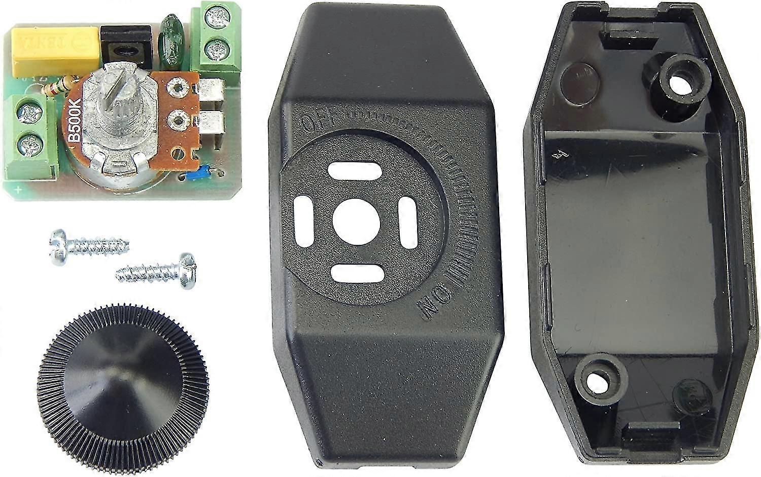 Light Dimmer, Rotary Switch With White 220-230v Cable, Push Button For ...