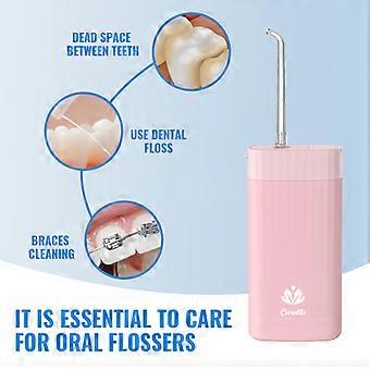 Caredite Potable Water Flosser, Cordless Oral Irrigator, 140Ml Water ...