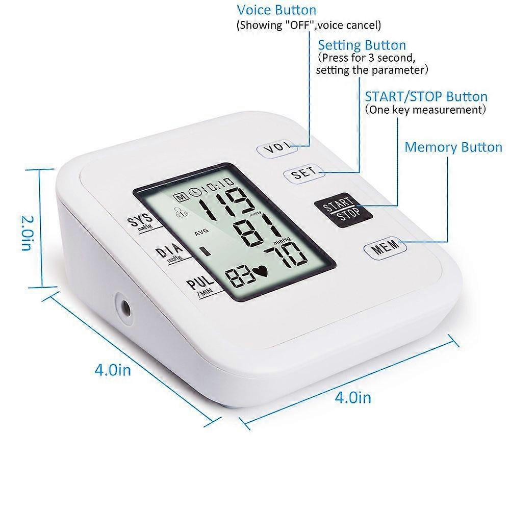 High accurate digital blood pressure monitor upper arm type bp machine ...