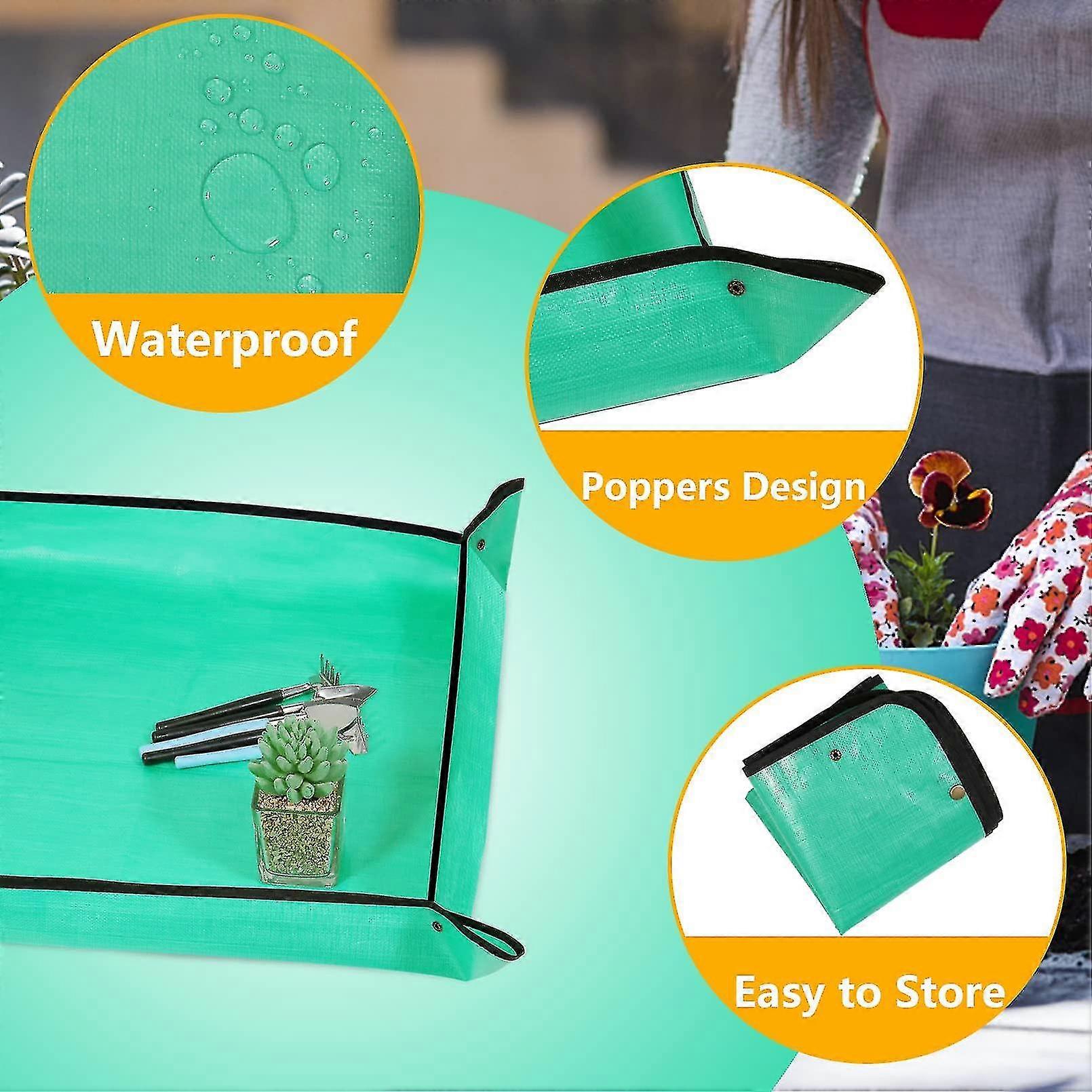 100cm X 100cm Plant Repotting Mat Waterproof Planting Operation Mat ...