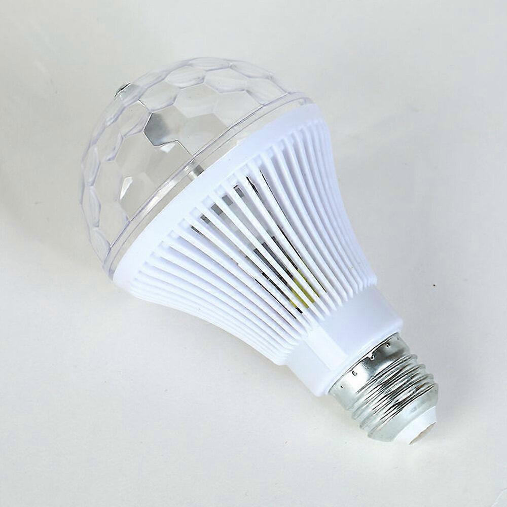 100% New Disco 3W E27 RGB Rotating Light LED Multicolor Strobe Bulb ...